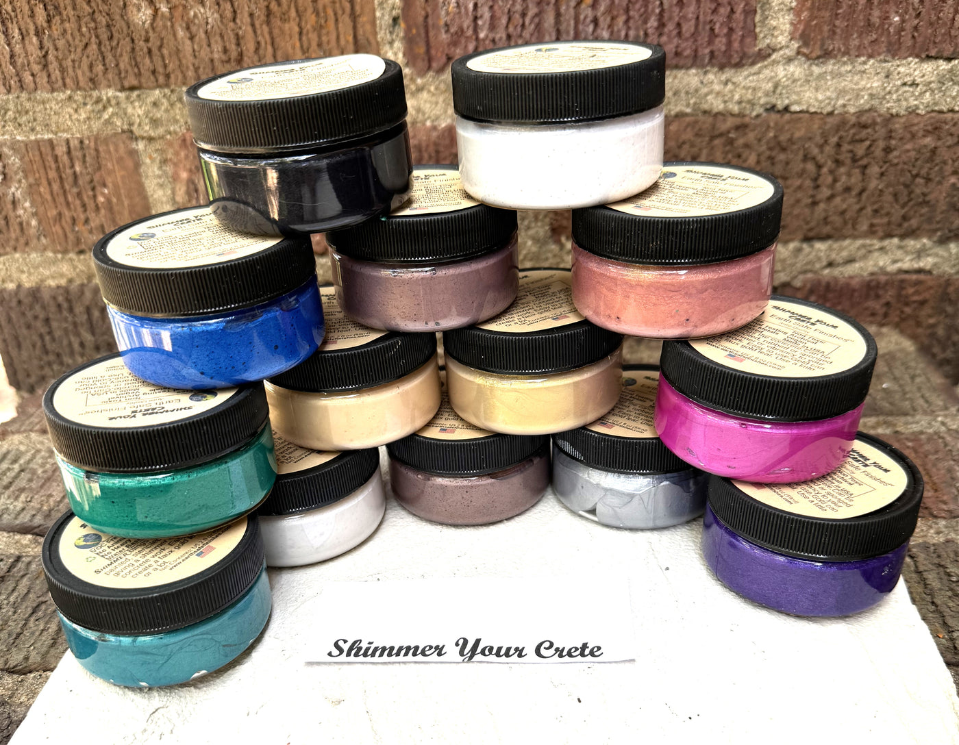 Shimmer Your Crete Gel Medium (13 colors)
